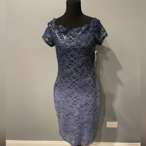 Onyx Nite | Dresses | Onyx Nite Ombre Blue Evening Dress | Poshmark